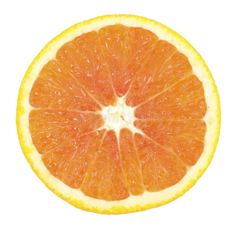 Fruit Orange Coupé En Tranches Photo stock - Image du tropical, blanc ...