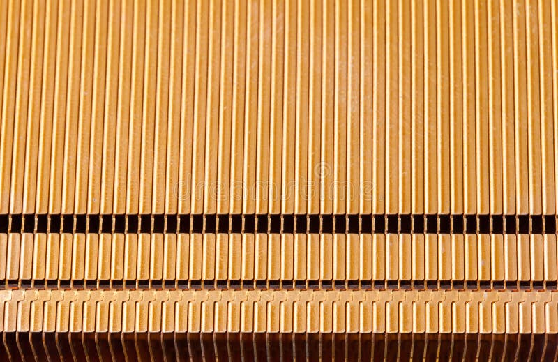 Orange CPU Computer Heatsink Stock Image - Image of heat, device: 39149259