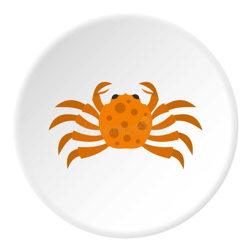 Crab icon, outline style stock vector. Illustration of black - 83658394