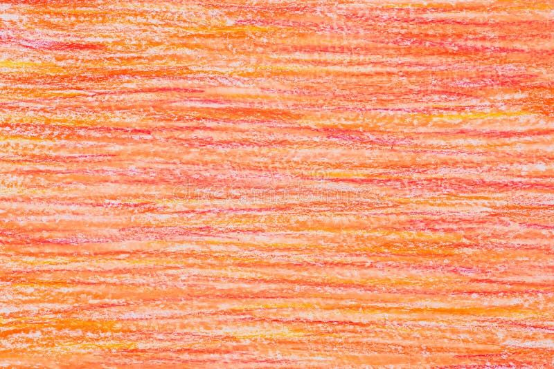 Orange Crayon Drawing Background Texture Stock Image - Image of artist ...