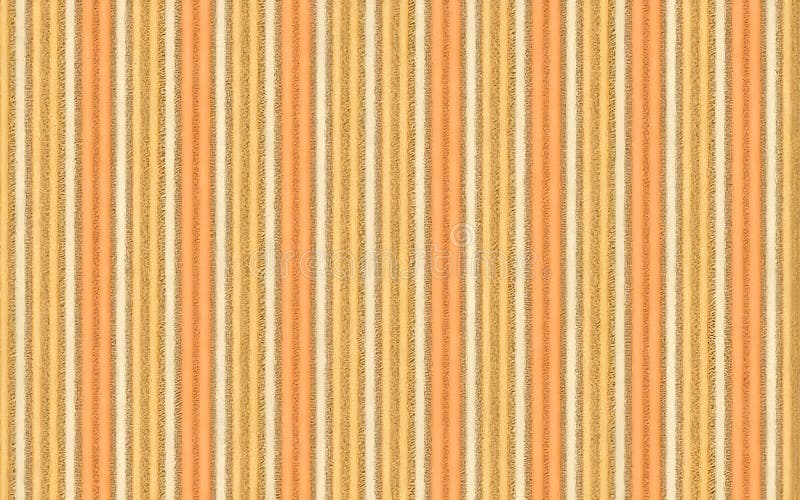 Orange and Cream Stripes on Fabric Texture Stock Illustration ...
