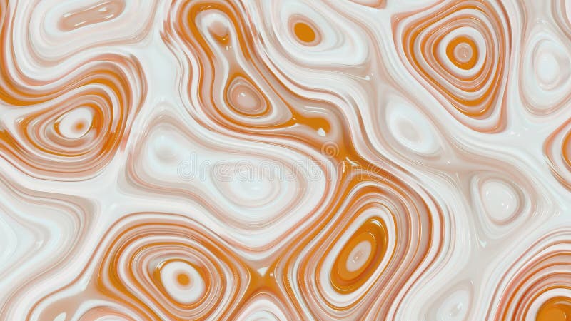 Orange Cream Textured Fluid Texture Pattern Stock Illustration ...