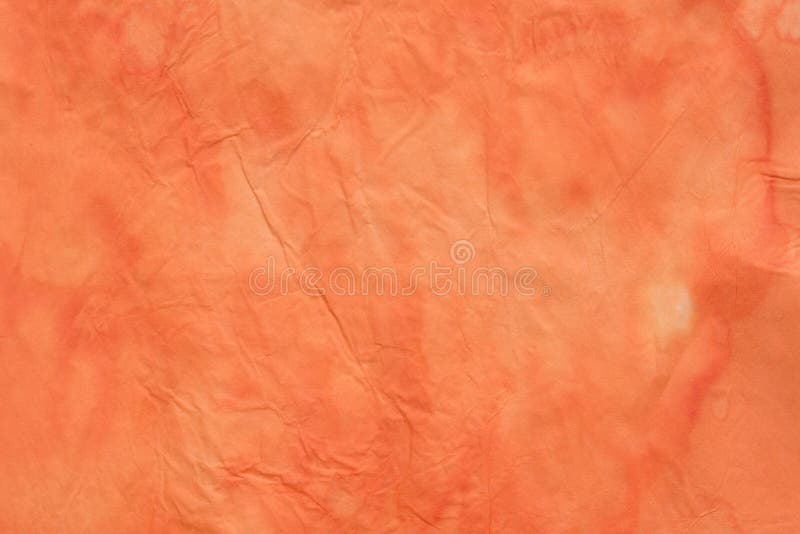 Orange Creased Paper Tissue Background Texture Stock Photo - Image of ...