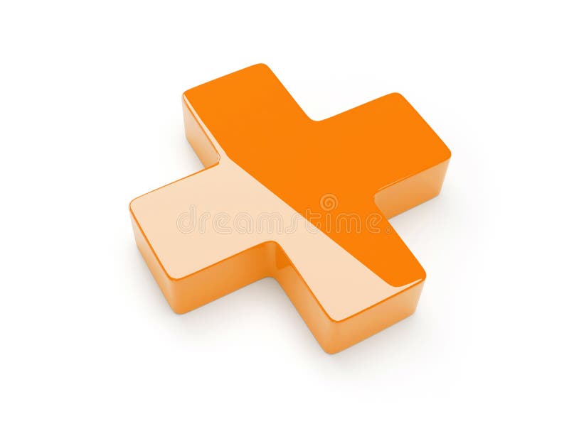Orange Cross stock illustration. Illustration of rescue - 11023939