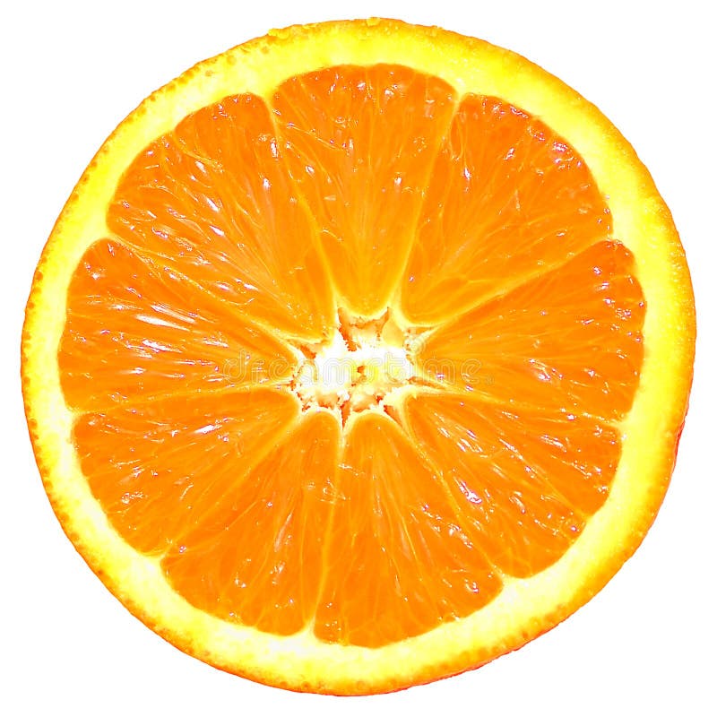 Orange Cross Section stock photo. Image of fruit, vitamin - 4342116