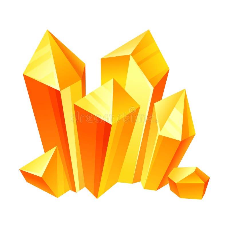 Orange Crystals Stock Illustrations – 1,373 Orange Crystals Stock ...