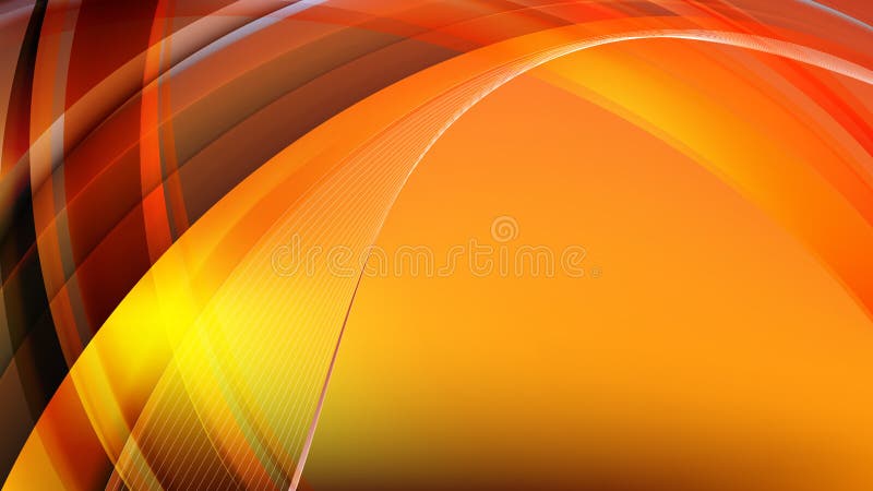 Orange Curve Background Image Stock Vector - Illustration of tints ...