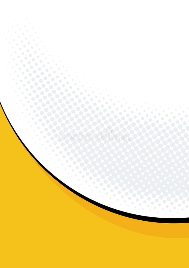 Orange curve on white stock vector. Illustration of abstractly - 3756618