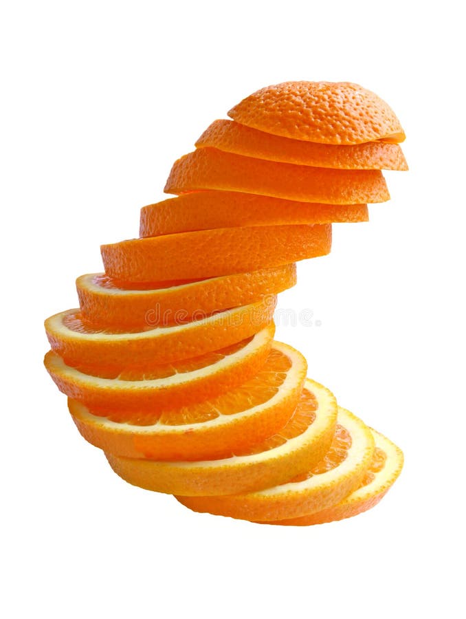 Orange cut circles stock photo. Image of macro, breakfast - 11418814