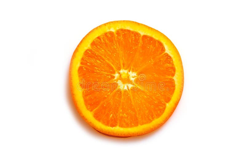 Orange in a cut stock image. Image of bright, organic - 84398043