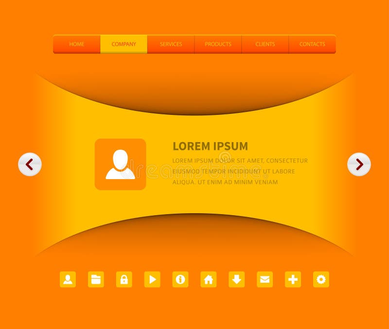 Orange Cyberspace Workflow Landing Page User Interface Visualization ...