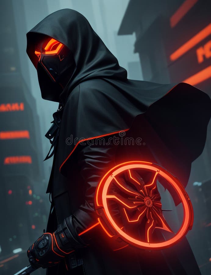 Orange assassin stock illustration. Illustration of deadly - 329561758