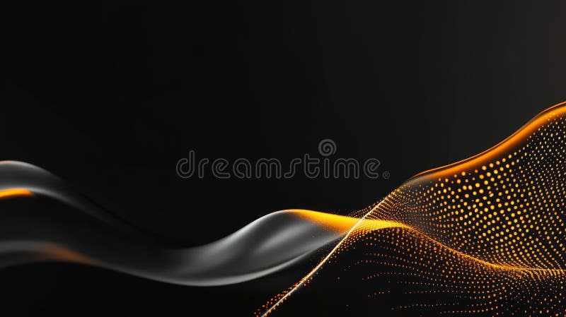 Orange Data Wave Technology Abstract Abstract Technology Background ...