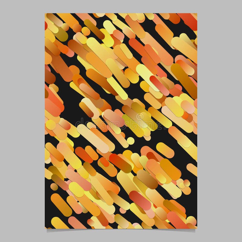 Orange Diagonal Gradient Rounded Stripe Pattern Poster Background ...