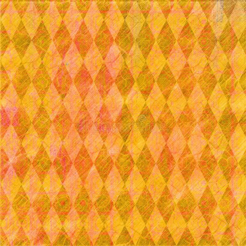 Mottled Orange Gold Textured Background. Stock Illustration ...