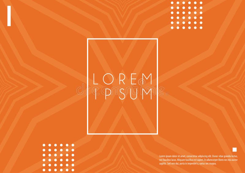 Orange Digital Cover Abstract Background Stock Vector - Illustration of ...