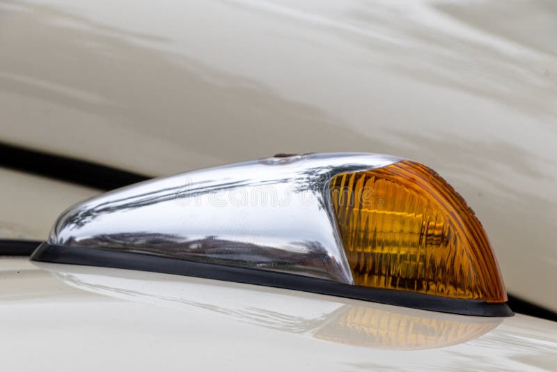 Classic Orange indicator stock photo. Image of headlight - 160931640