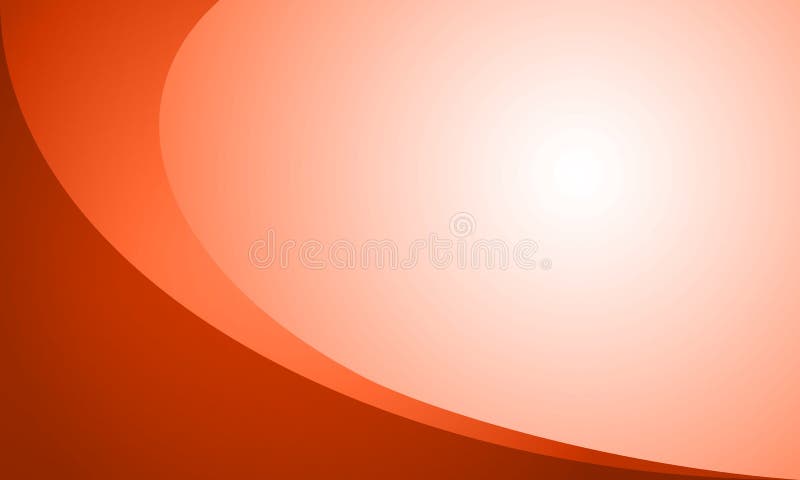 Orange Shade Floral Pattern Layered Wallpaper Stock Illustration ...