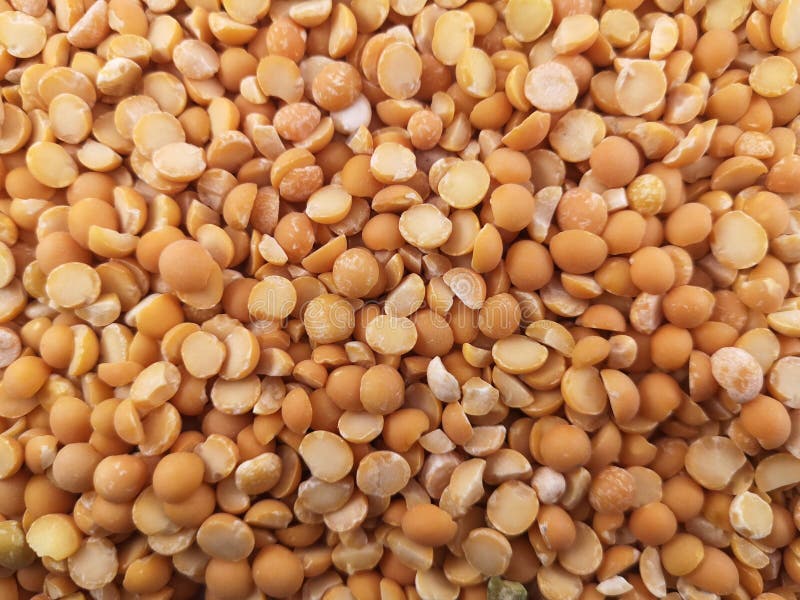 Orange Dry Peas - Abstract Background. Abstract Structure. Stock Photo ...