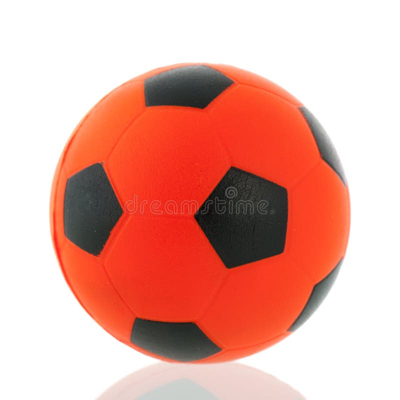 Orange Dutch soccer ball stock photo. Image of soccer - 13903964