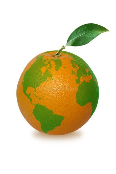 Orange earth stock photo. Image of ecology, concept, ecological - 20383186