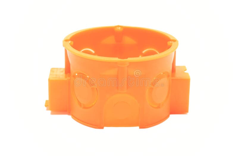 Orange Electrical Boxes and Other Components and Tools Using in ...