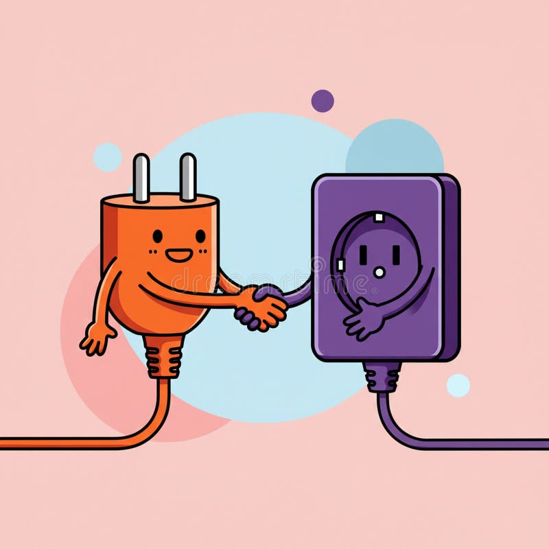 Orange Electrical Plug Stock Illustrations – 1,478 Orange Electrical ...