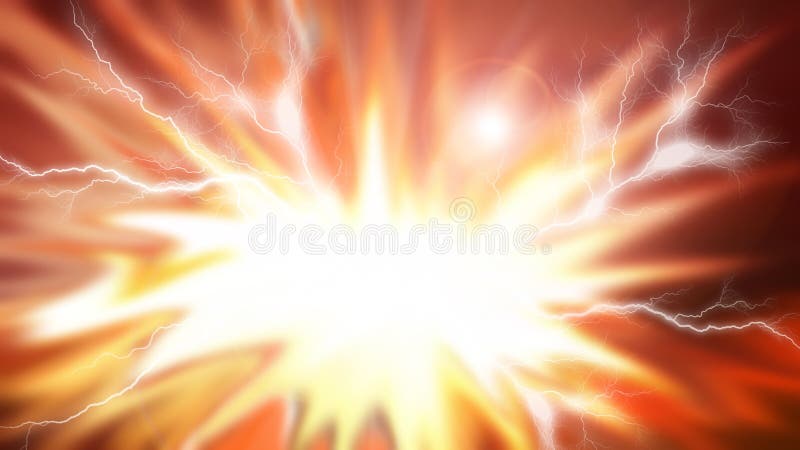 Orange plasma ball stock illustration. Illustration of fractal - 1109331