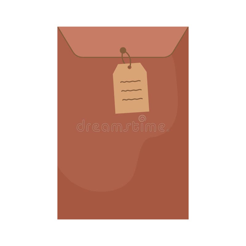 Orange envelope design stock vector. Illustration of open - 244454097