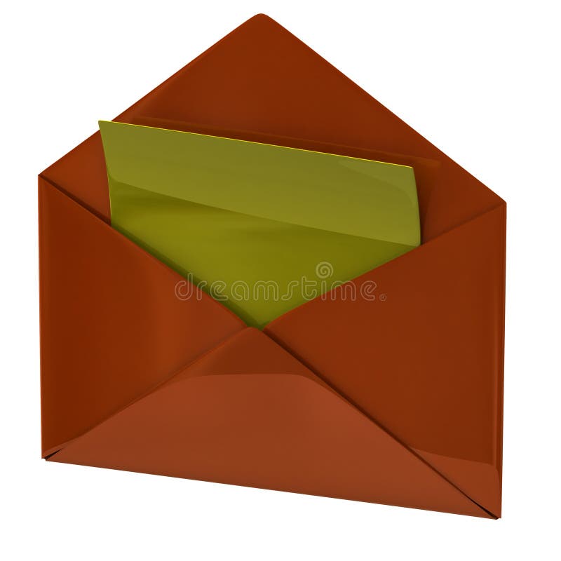 Orange Email icon stock illustration. Illustration of icon - 22135793