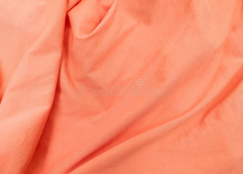 Orange Fabric Cloth Background, Orange Cotton Texture. Stock Image ...