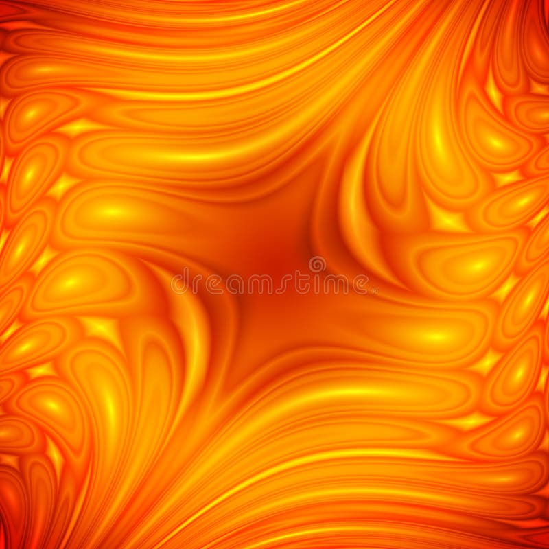 Orange fantasy stock illustration. Illustration of ripples - 6110238
