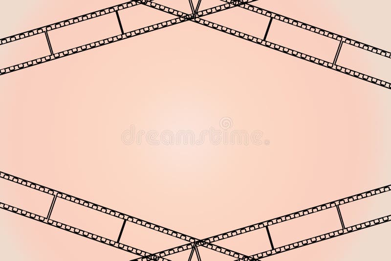 Orange film background stock illustration. Illustration of concept ...