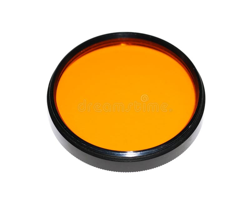Orange filter for camera stock photo. Image of bright - 4600382