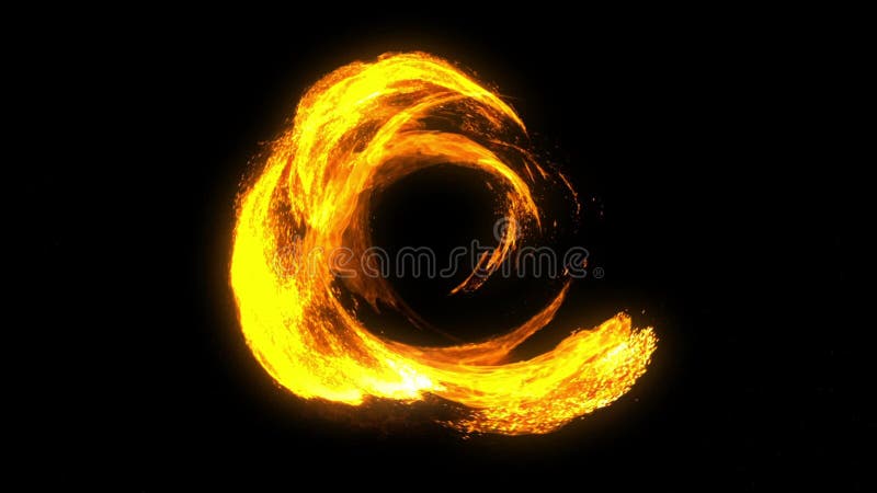 Orange Fire Flame Effect Animation Stock Video - Video of flame, bright ...