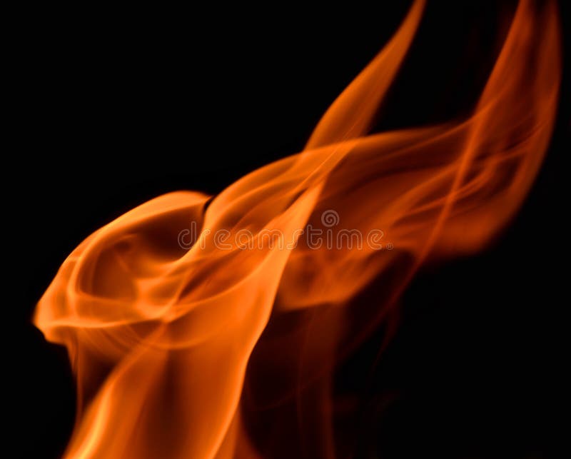 Orange fire flames stock photo. Image of color, flammable - 48275054