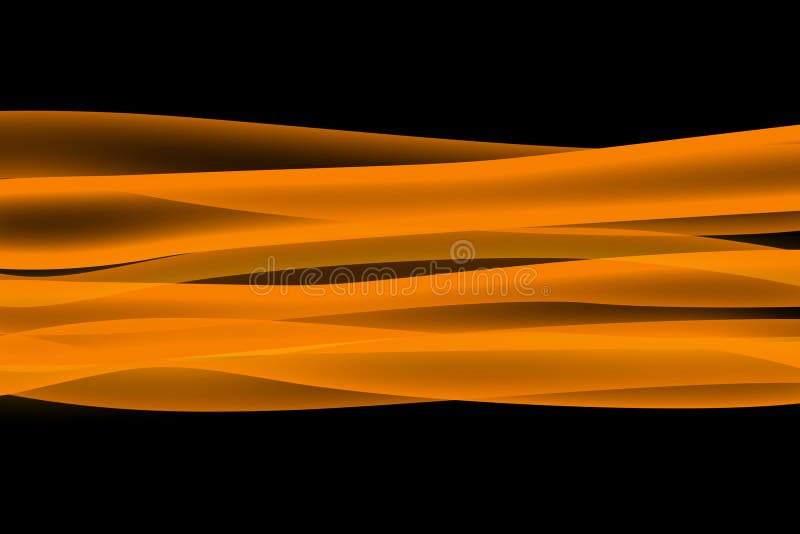 Orange fire ribbons stock illustration. Illustration of rays - 1232152