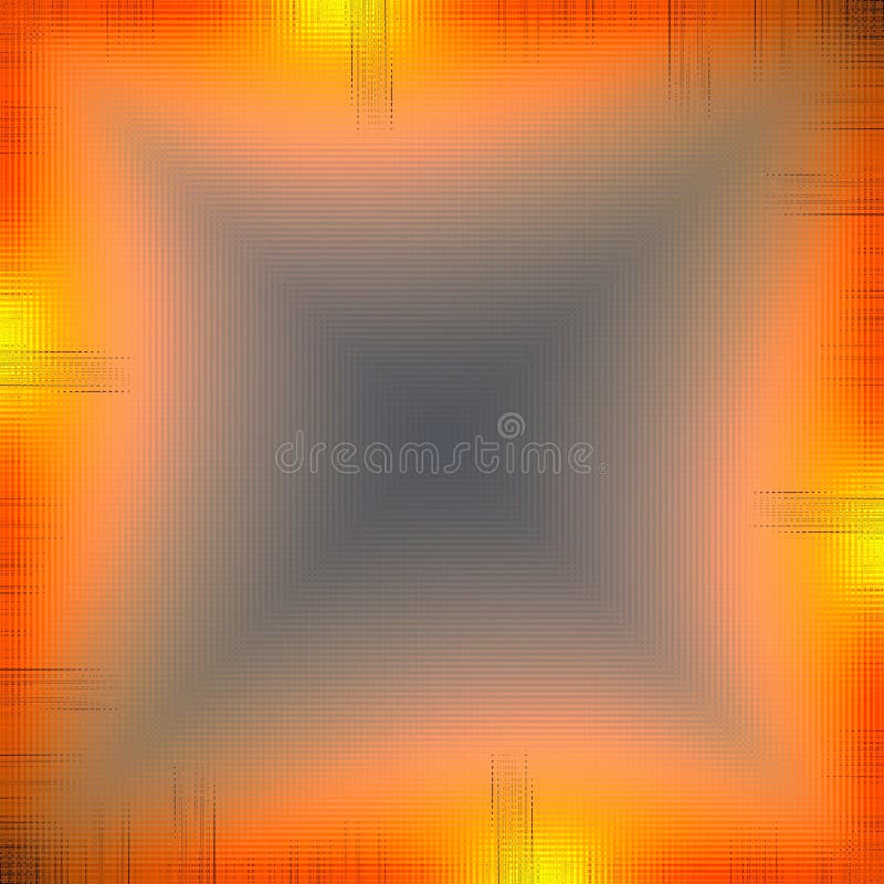 Orange Fire Shapes and Blurs Abstract Background Stock Illustration ...