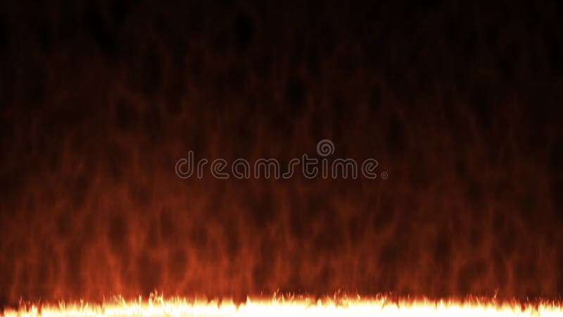 Fire Flames on a Black Background, Bright Fire. Stock Video - Video of ...