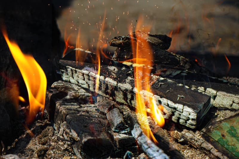 Engulfing Flames fire stock photo. Image of danger, coals - 26650496