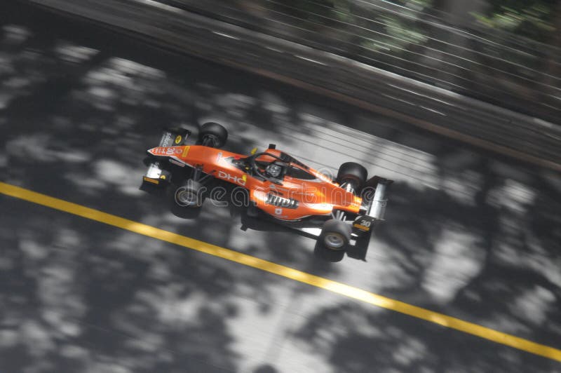Formula Fast a Flash of Orange Editorial Photography - Image of auto ...