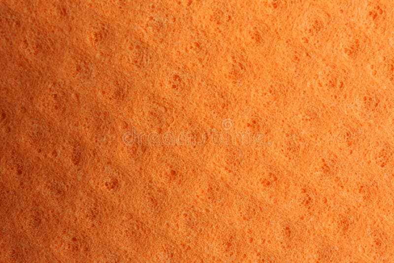 Orange Foam Rubber As Background, Top View Stock Image - Image of ...