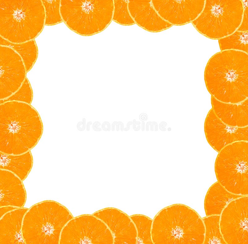 Orange Frame. Royalty Free Stock Photos - Image: 2760328