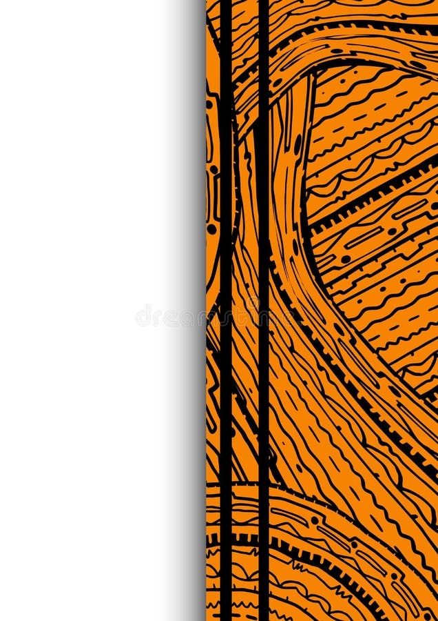 Orange frame stock vector. Illustration of background - 29641208