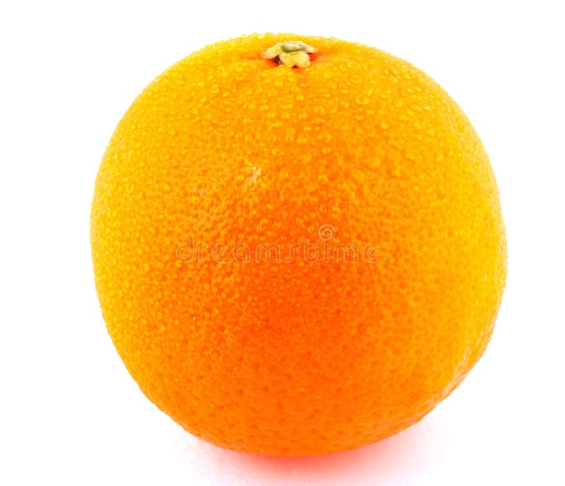 Einzelne orange Frucht stockbild. Bild von fruchtig, diät - 11523203