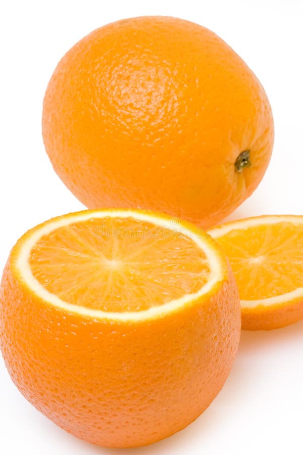 Orange Frucht auf Zweig stockbild. Bild von orangen, organisch - 12925111