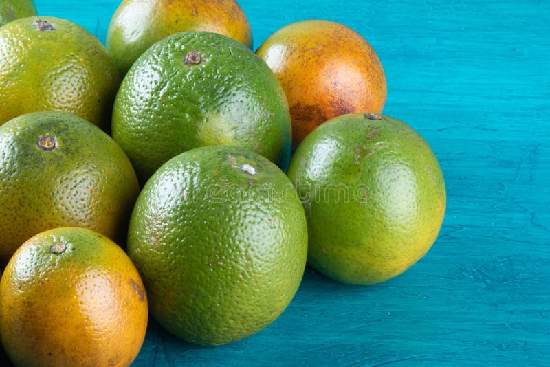 Orange Fruit Closeup. Tropical Fruits Stock Photo - Image of yellow ...