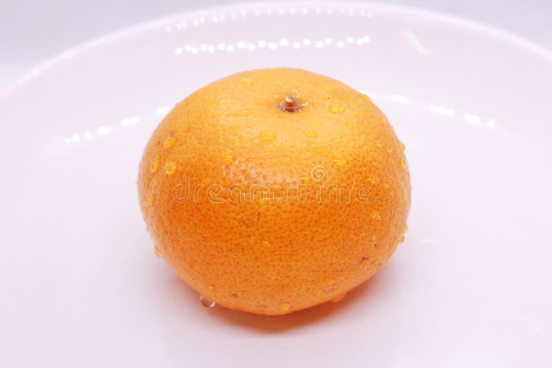 1 Orange Fruit that is Orange in Color Stock Photo - Image of nature ...