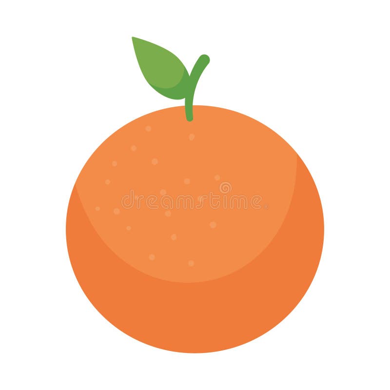 Orange fruit icon stock vector. Illustration of nutrition - 273119231