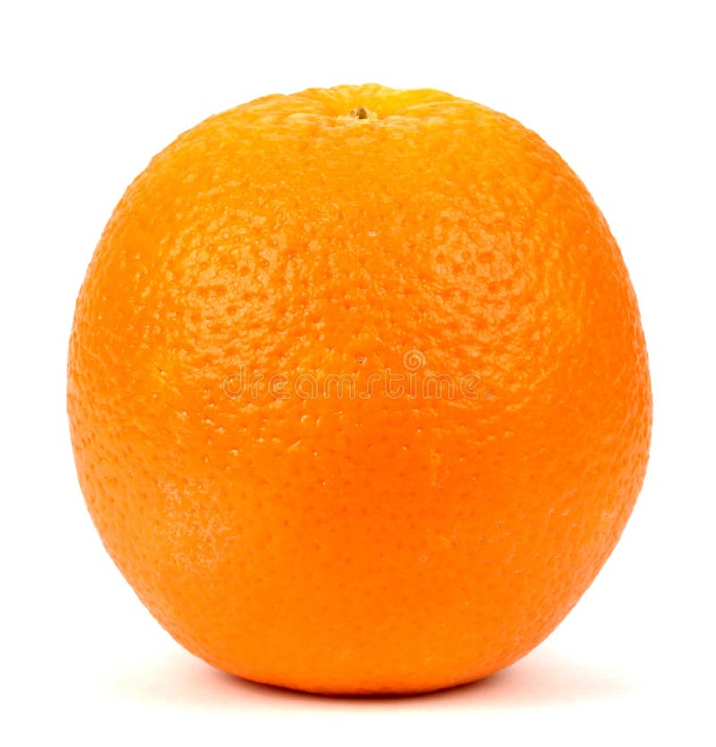 Orange Fruit Isolated on White Stock Photo - Image of fresh, isolated ...